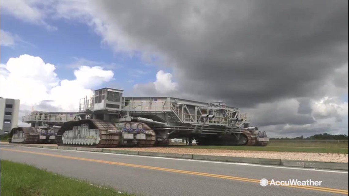 Crawler transporter on the move... at 1 mph | wcnc.com