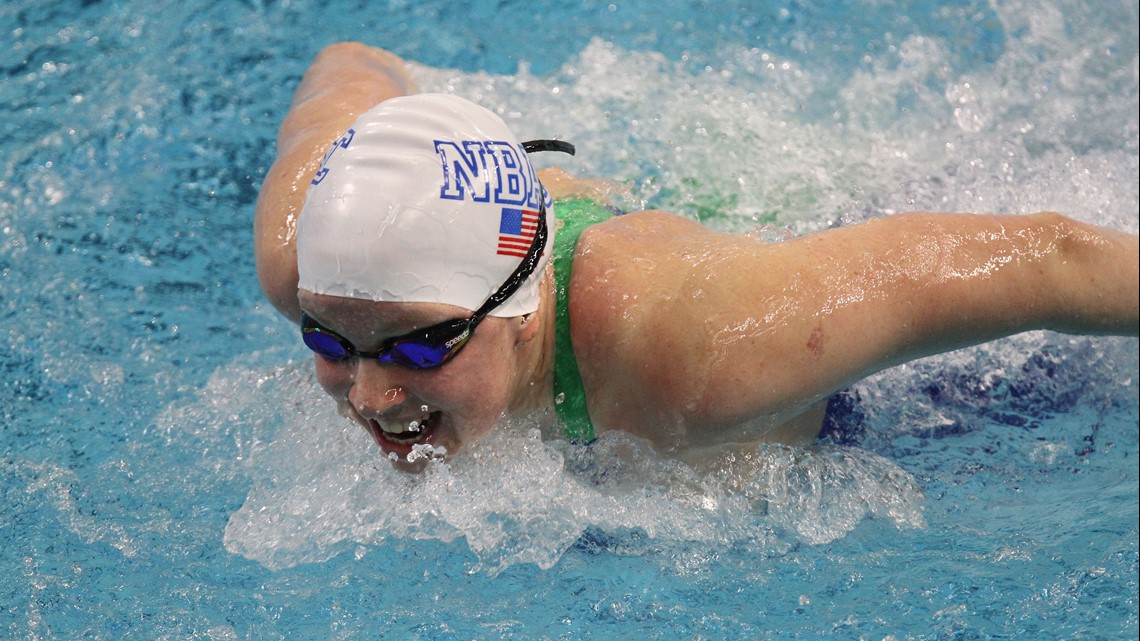 Sierra Schmidt dancing steals show at US Olympic Swimming Trials | wcnc.com