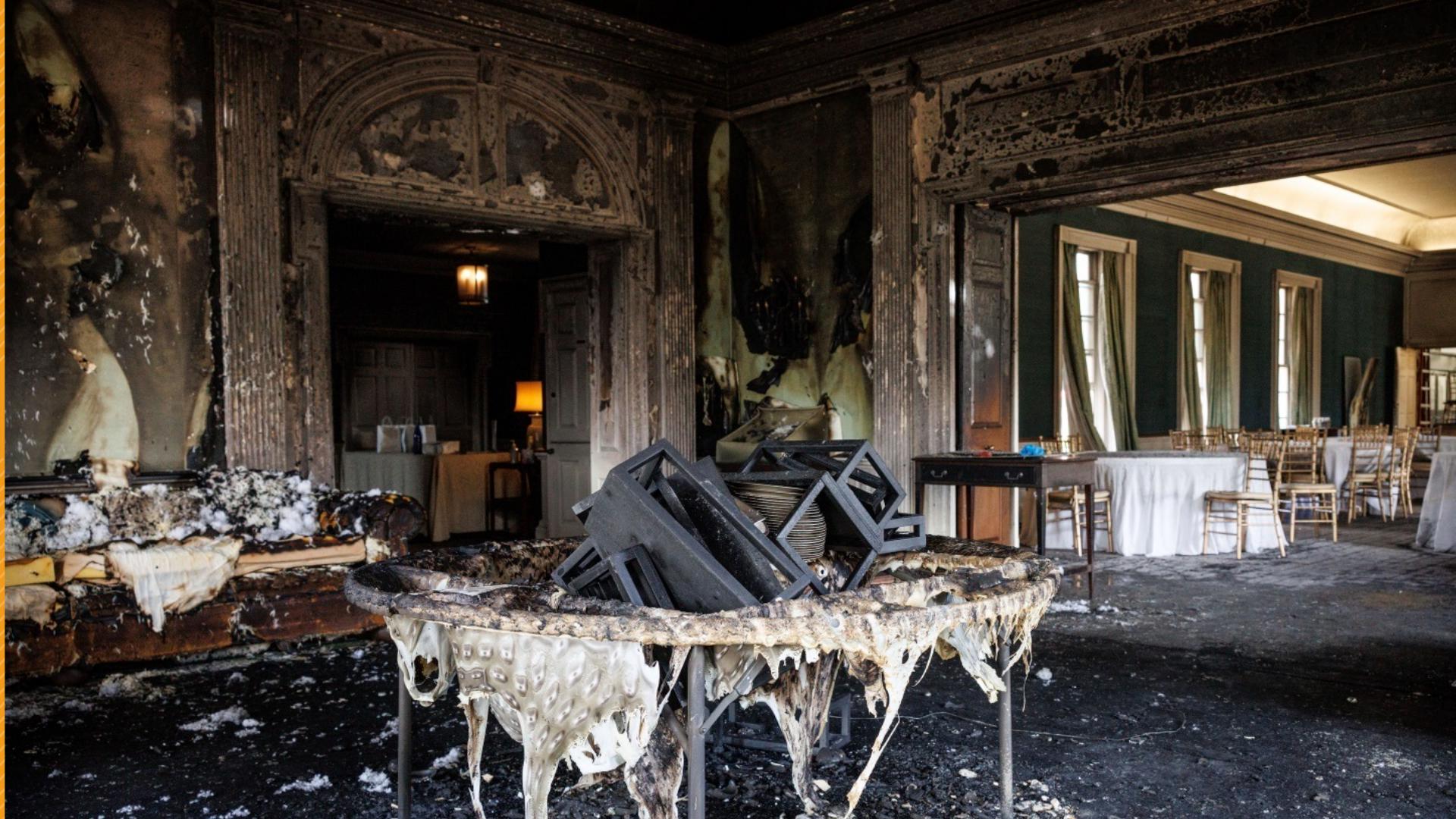 Investigators work to determine motive behind arson fire at Gov ...