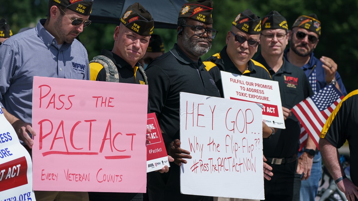 Burn pit veterans' bill: Who voted against the PACT Act? | wcnc.com