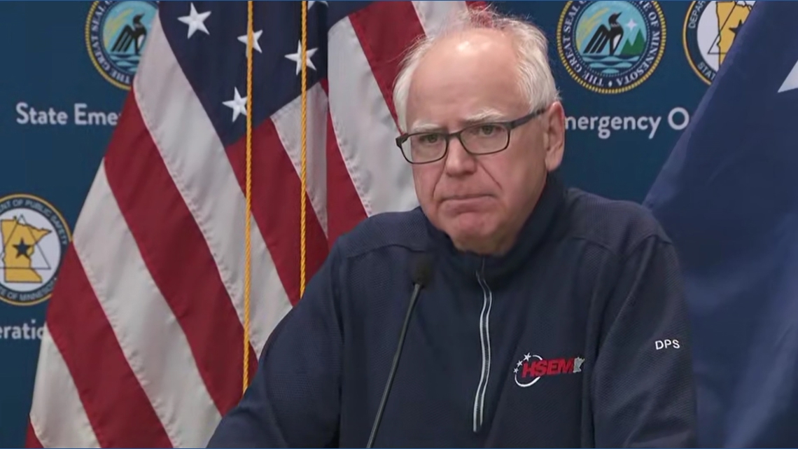 Minnesota Gov. Tim Walz speaks after deadly ICE shooting | wcnc.com