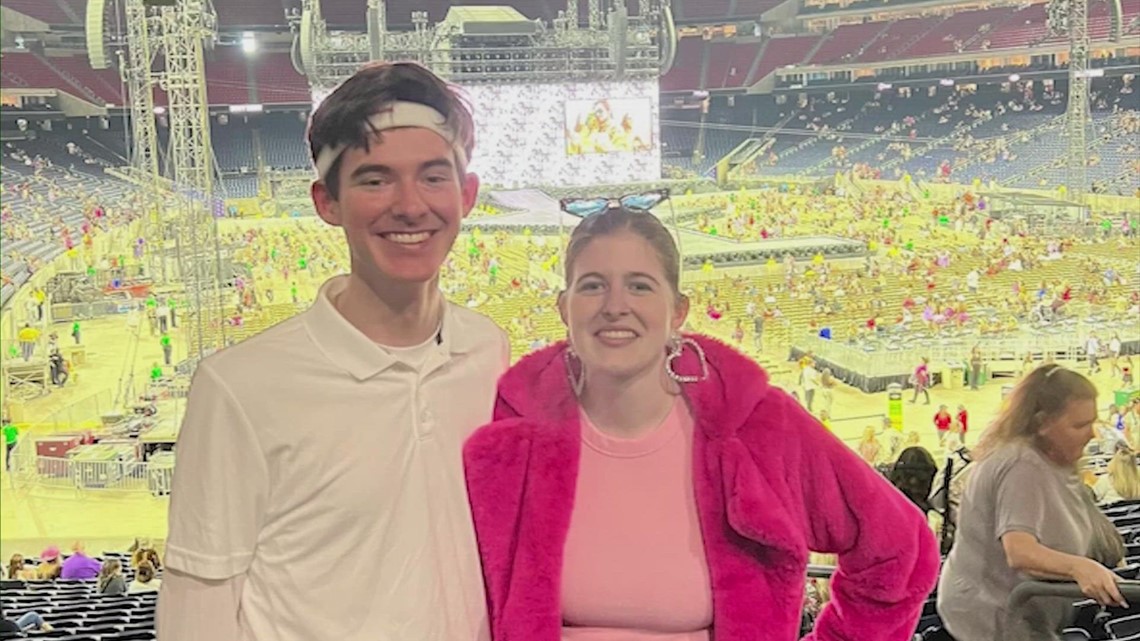 Jacob Lewis' sister April thanks Swifties for all their support | wcnc.com