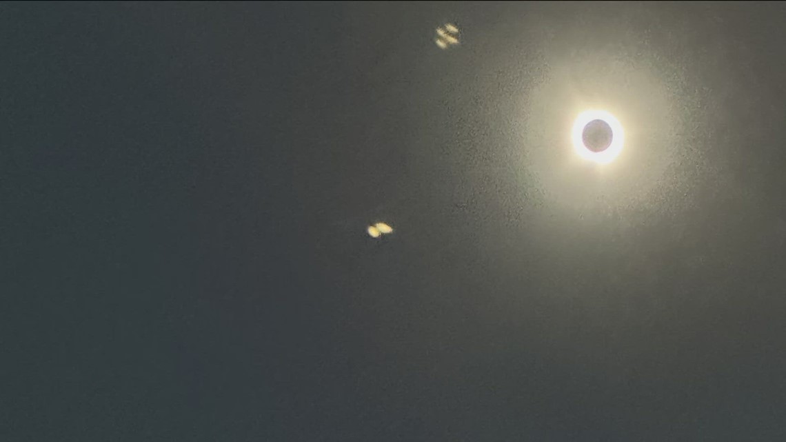 Plane passengers take to sky for best view of solar eclipse | wcnc.com
