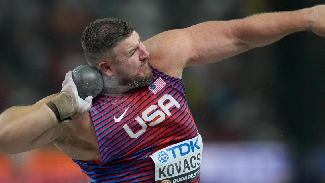 How much does a shot put weigh at the Paris Olympics? | wcnc.com