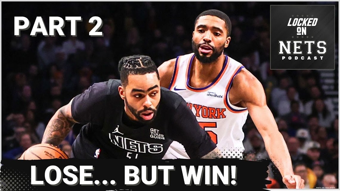D’Angelo Russell nearly leads Nets over Knicks in Mikal Bridges first ...