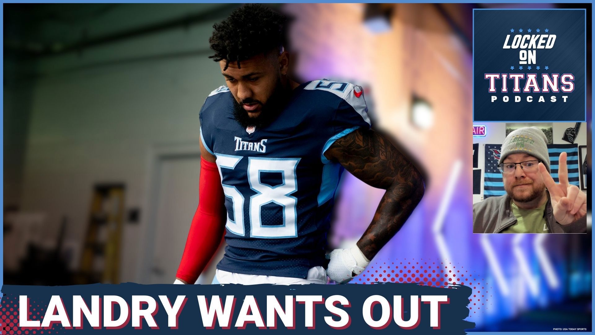 Tennessee Titans Harold Landry WANTS TRADED, Matthew Stafford Domino ...