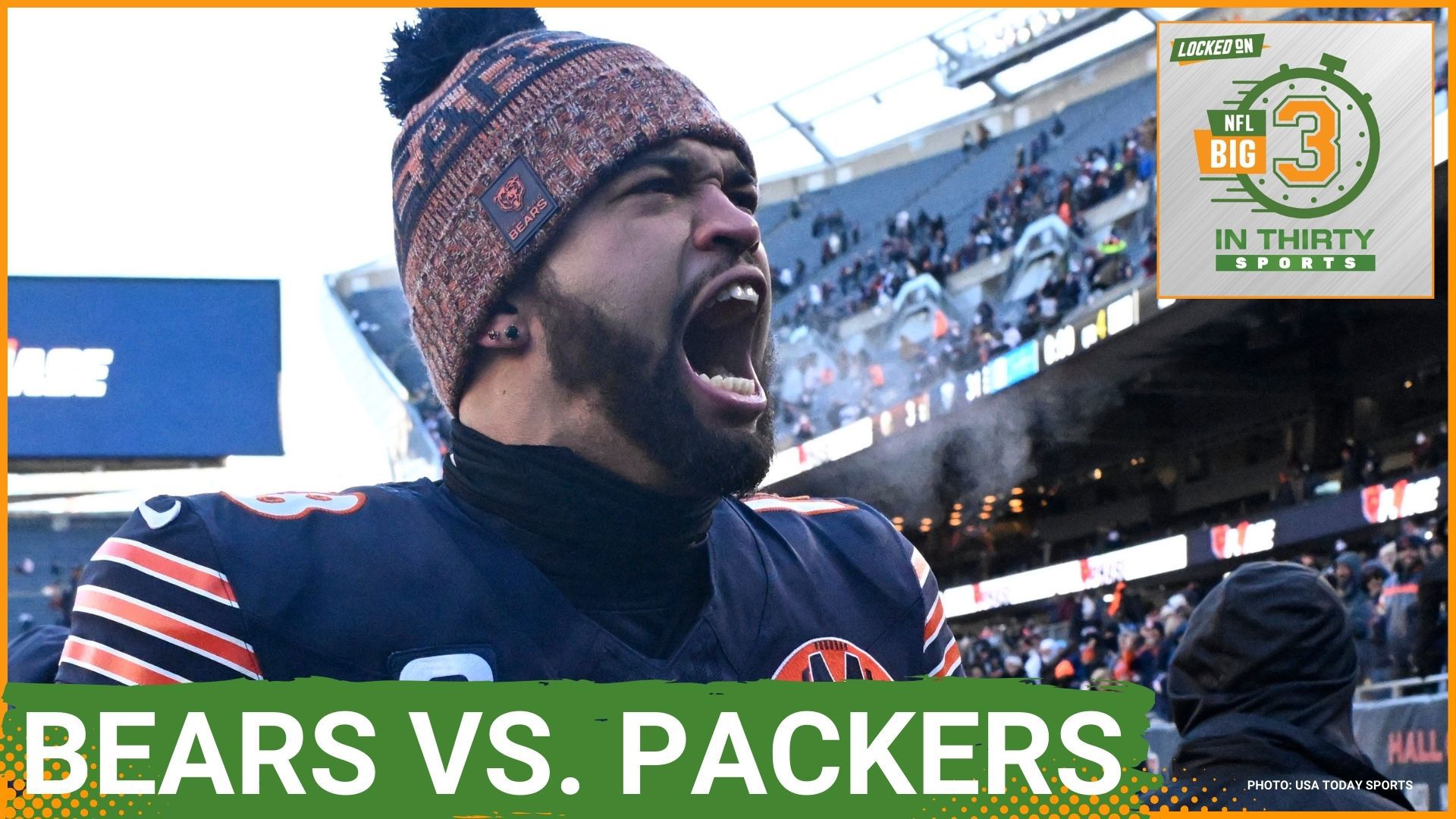 Packers And Bears Play FOR NFC NORTH LEAD In Chicago | The Big 3 in 30 ...
