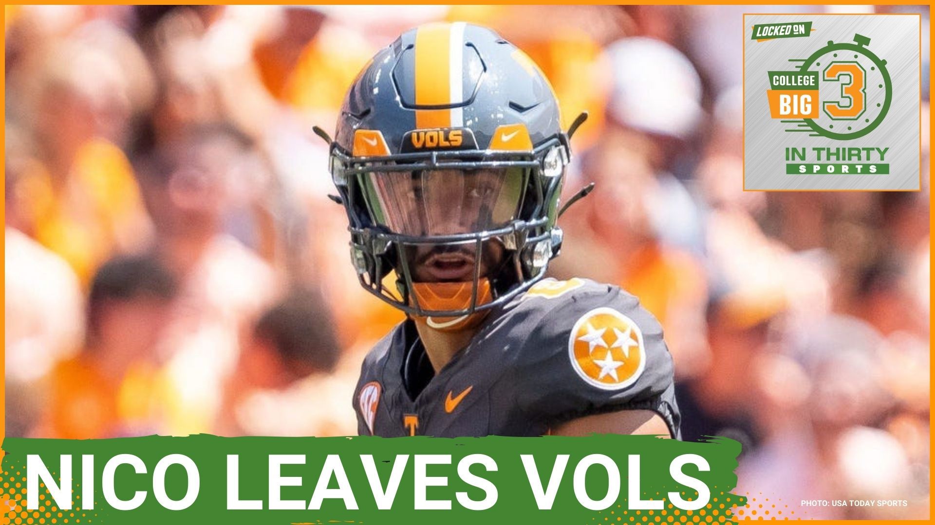 Nico Iamaleava Leaves Tennessee Football | The Big 3 in 30 College ...