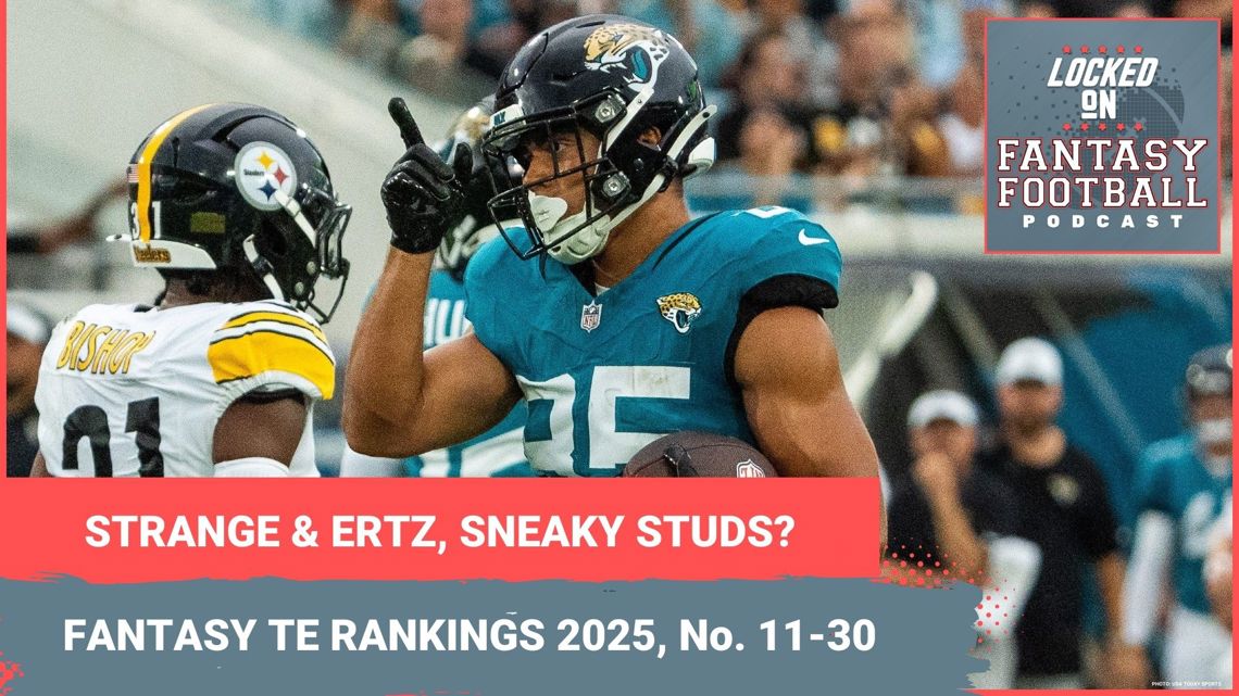 Brenton Strange, Zach Ertz SLEEPERS turned STUDS? Fantasy football ...