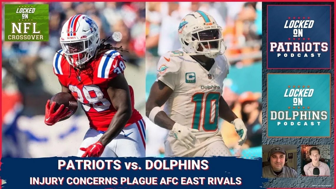 New England Patriots, Miami Dolphins Crossover: David Andrews, Jaelan Phillips Injuries, Key ...