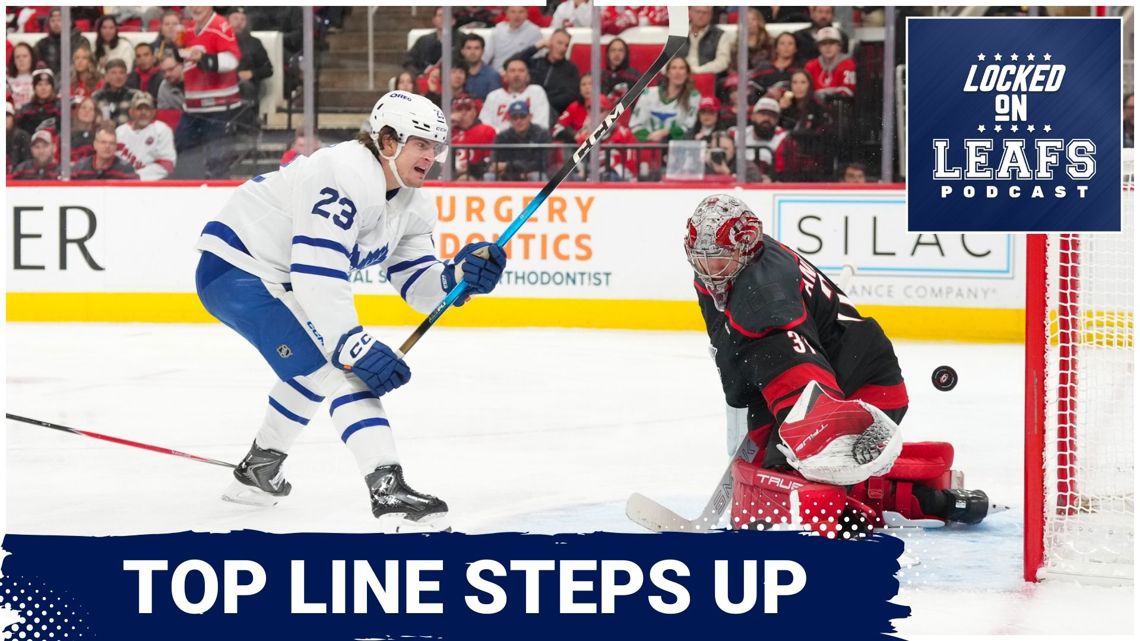 Leafs' top line dominates Hurricanes but face concern over Joseph Woll ...