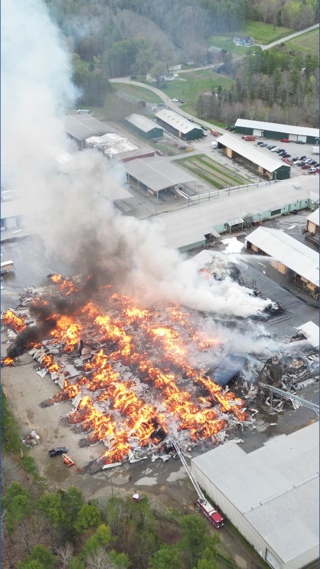 Live Coverage Emergency Crews Respond To Explosion At Searsmont Lumber