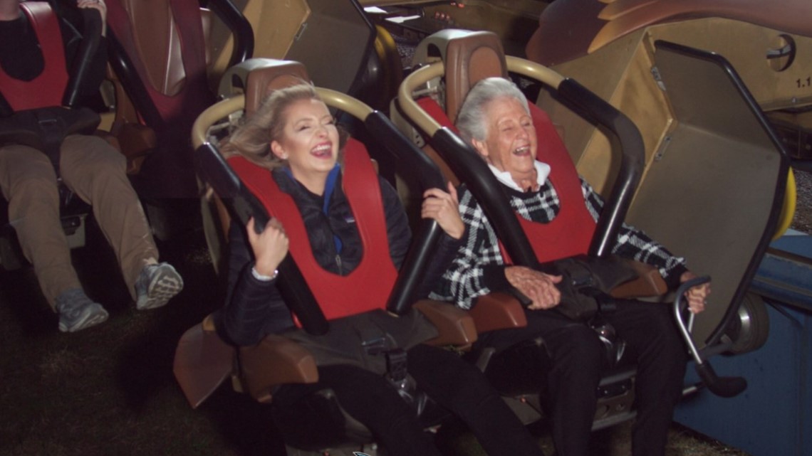 Grandmother rides roller coasters to stay young at heart | wcnc.com