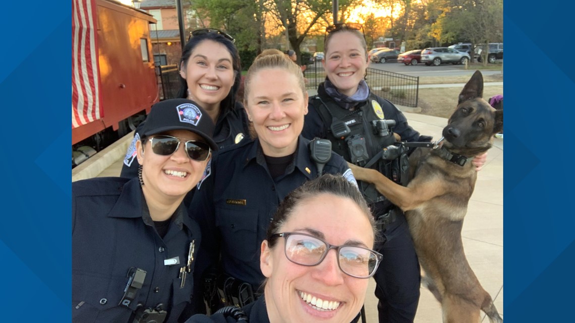 Huntersville PD says half of shift was made of women | wcnc.com