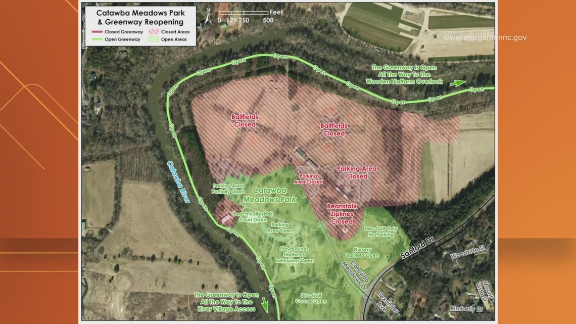 Catawba Meadows Park welcomes visitors back following storm recovery ...