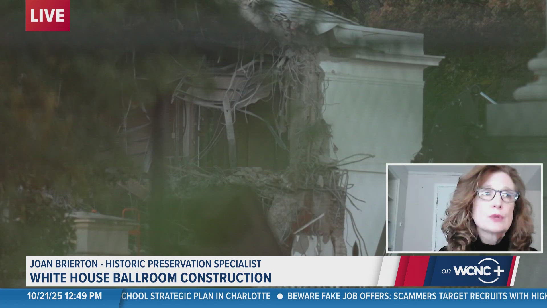 Historic preservationist discusses White House East Wing renovations ...