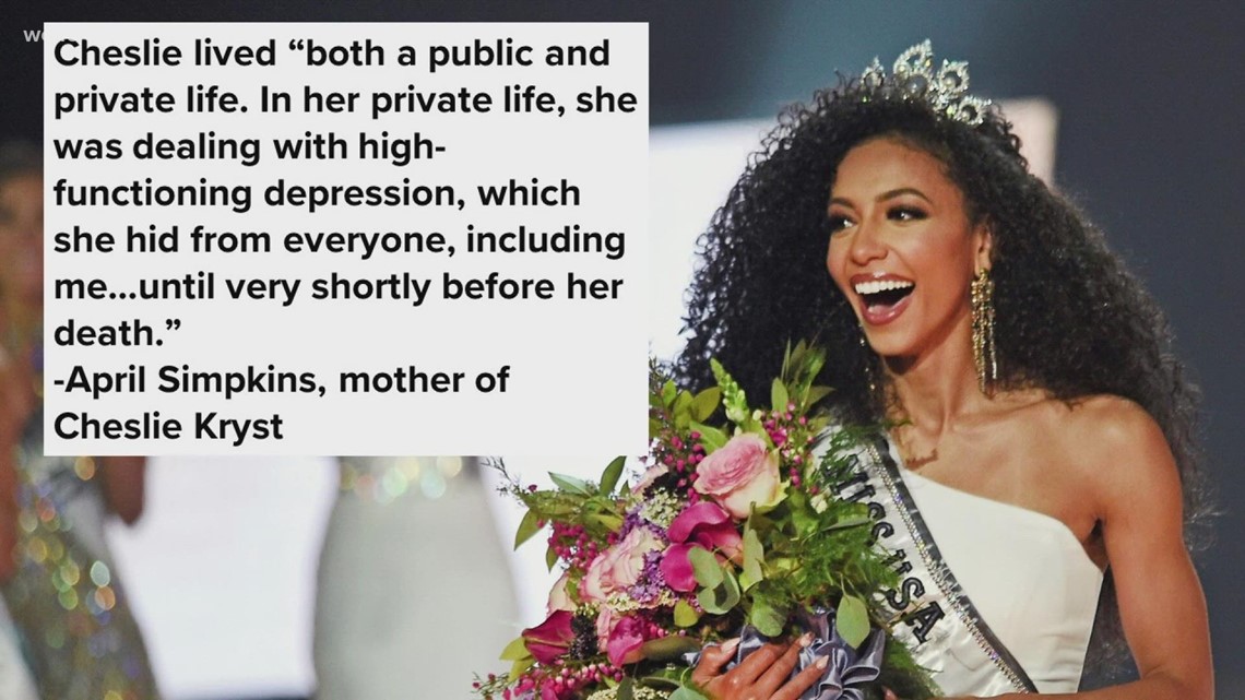 Cheslie Kryst's mom says Kryst was dealing with high-functioning ...