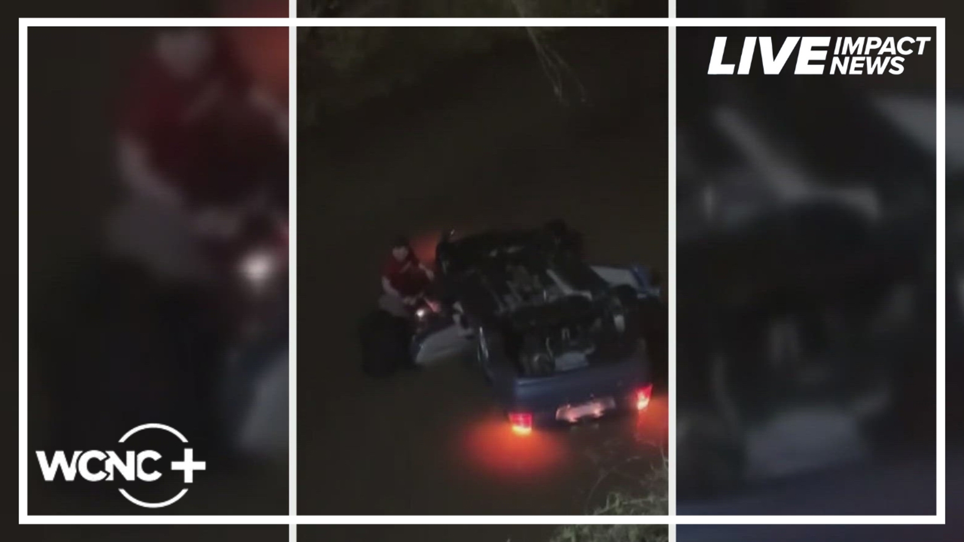 Strangers rescue couple after car drives off cliff into creek at Cook ...