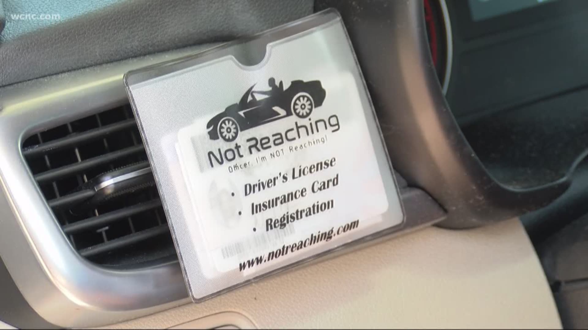 Couple creates driving pouch to prevent traffic stop confusion | wcnc.com