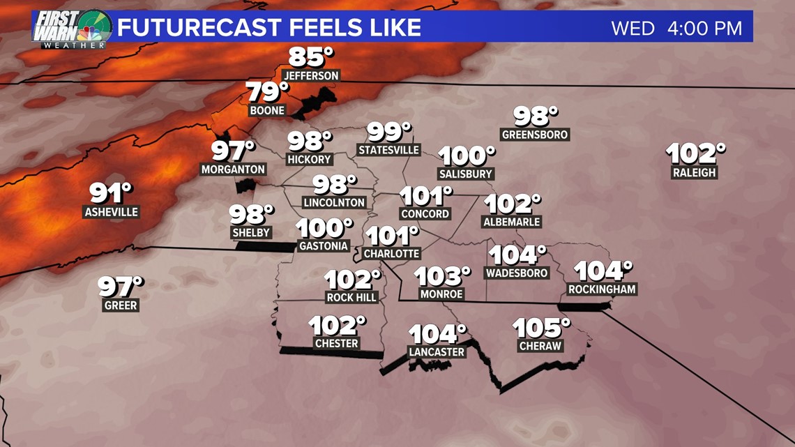 Heat advisory for central and eastern North Carolina Wednesday | wcnc.com