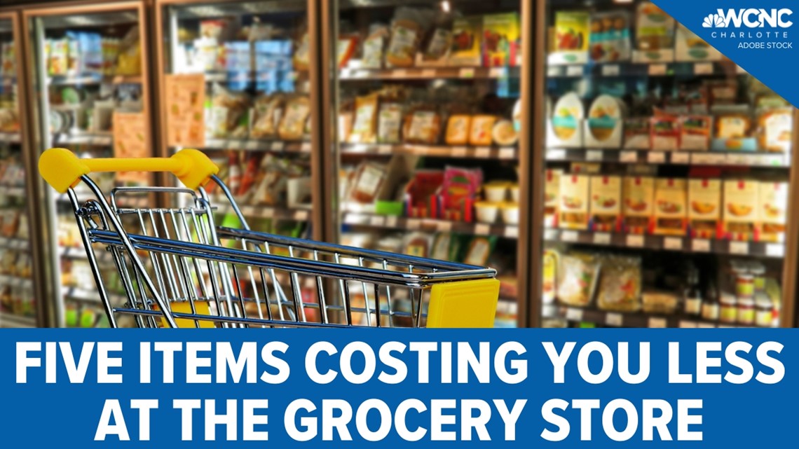These grocery store items may cost you less right now | wcnc.com