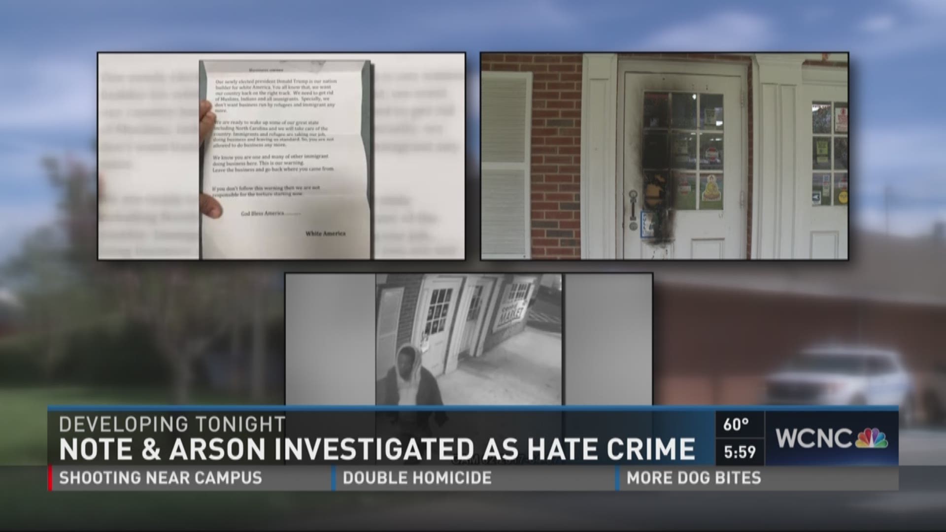 Alleged hate crime, arson under investigation in east Charlotte | wcnc.com