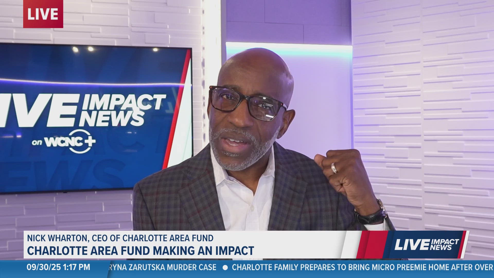 Charlotte Area Fund CEO Nick Wharton discusses making community impacts ...