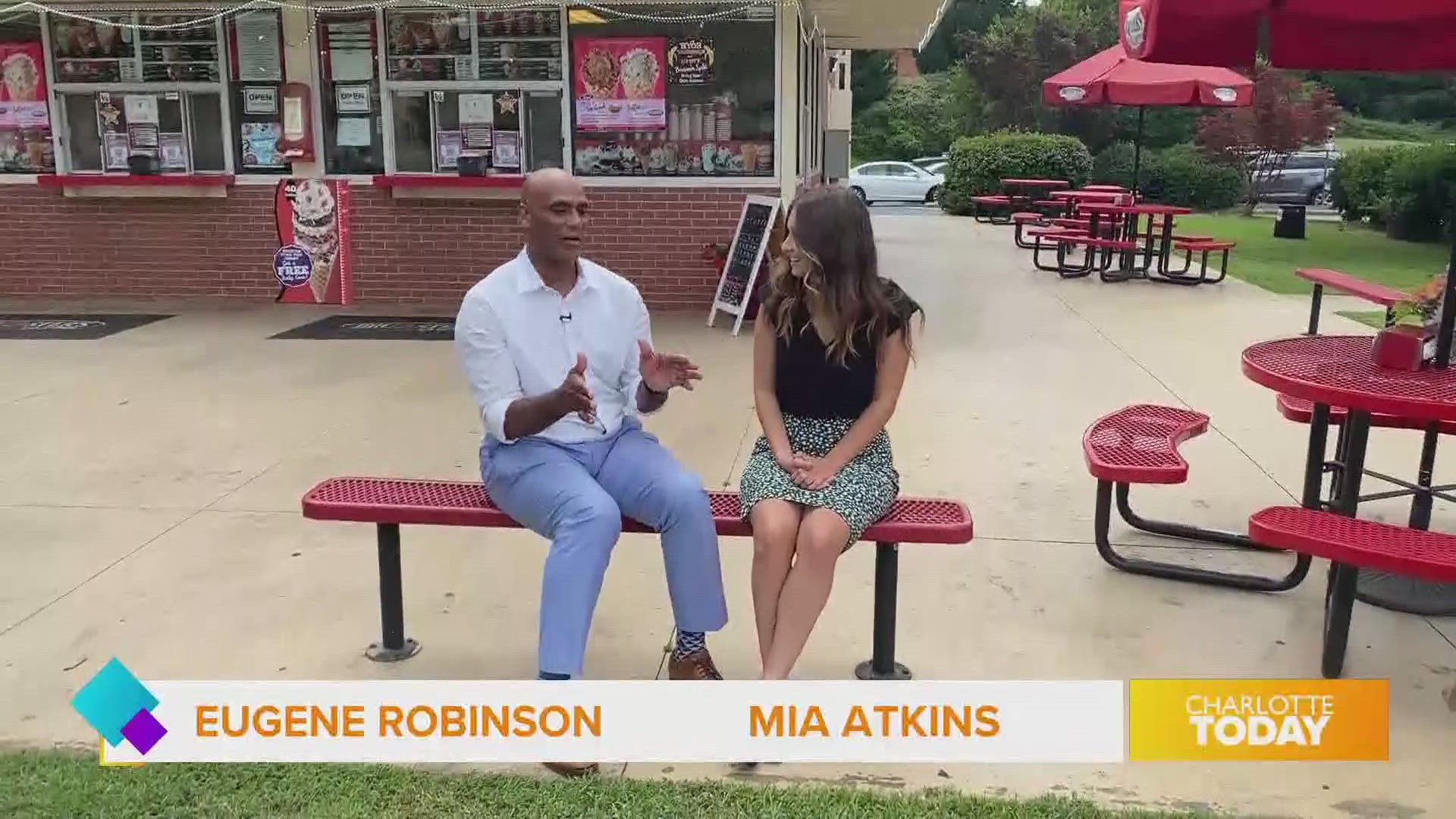 Charlotte Today on the road at Bruster's Real Ice Cream in Matthews ...