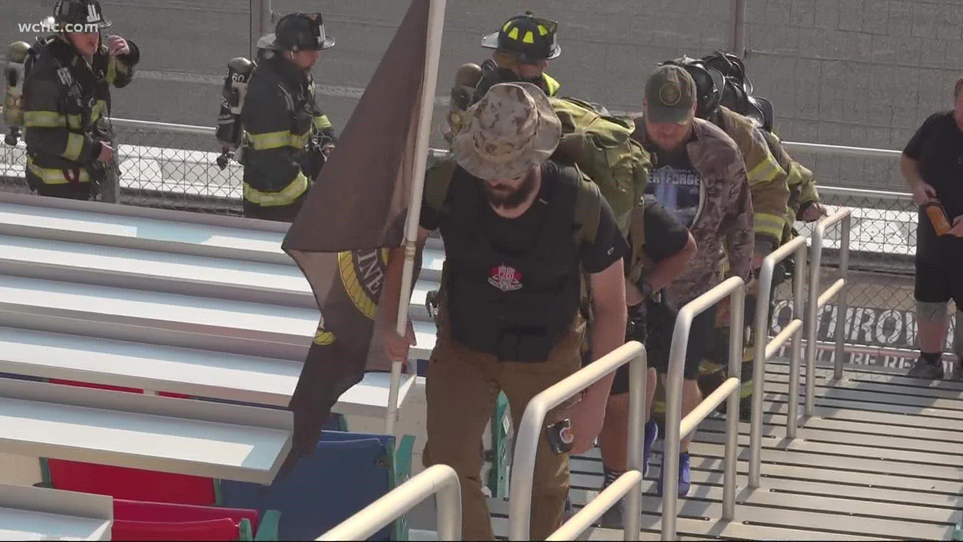 First responders honored in stair climb at Charlotte AutoFair | wcnc.com