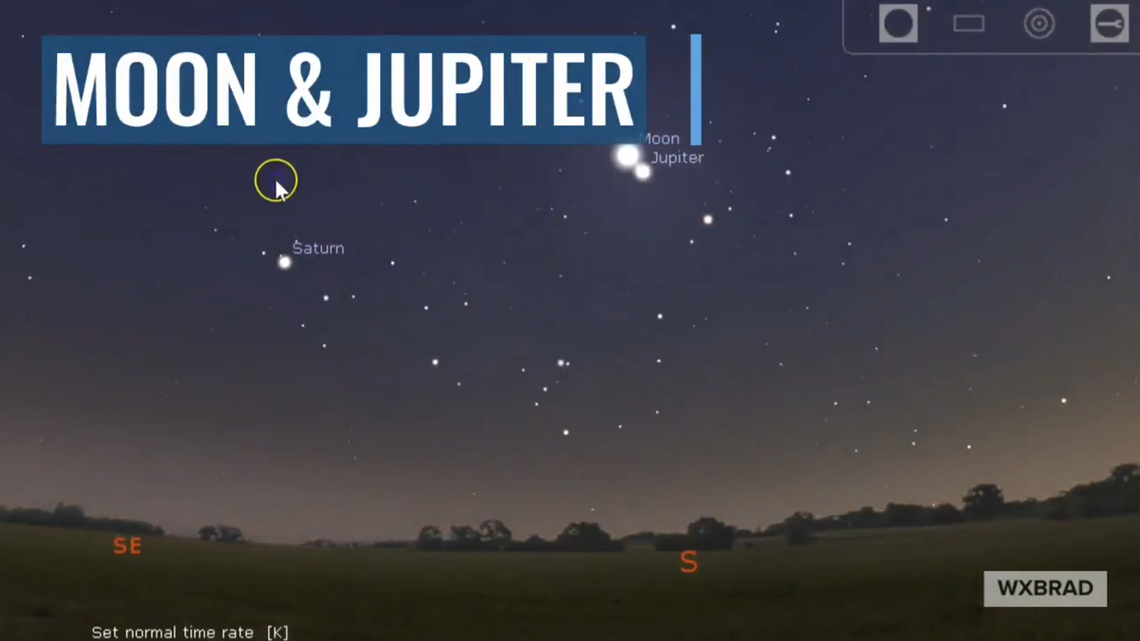 How can you see Jupiter in the night sky Friday? | wcnc.com