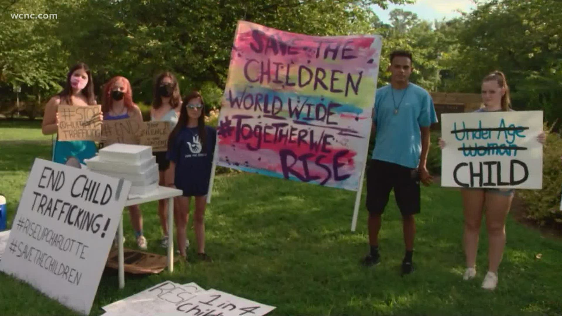 March against human trafficking held in Charlotte's Freedom Park | wcnc.com