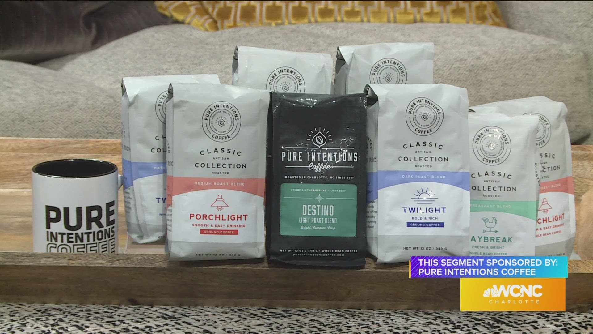 Today's mid day pick me up, brought to you by Pure Intentions Coffee ...