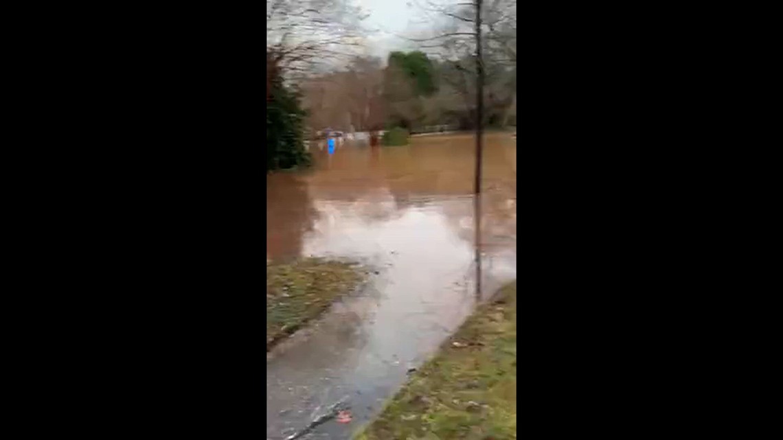 Heavy flooding at Chilton Place and Sharon Road in Charlotte | wcnc.com