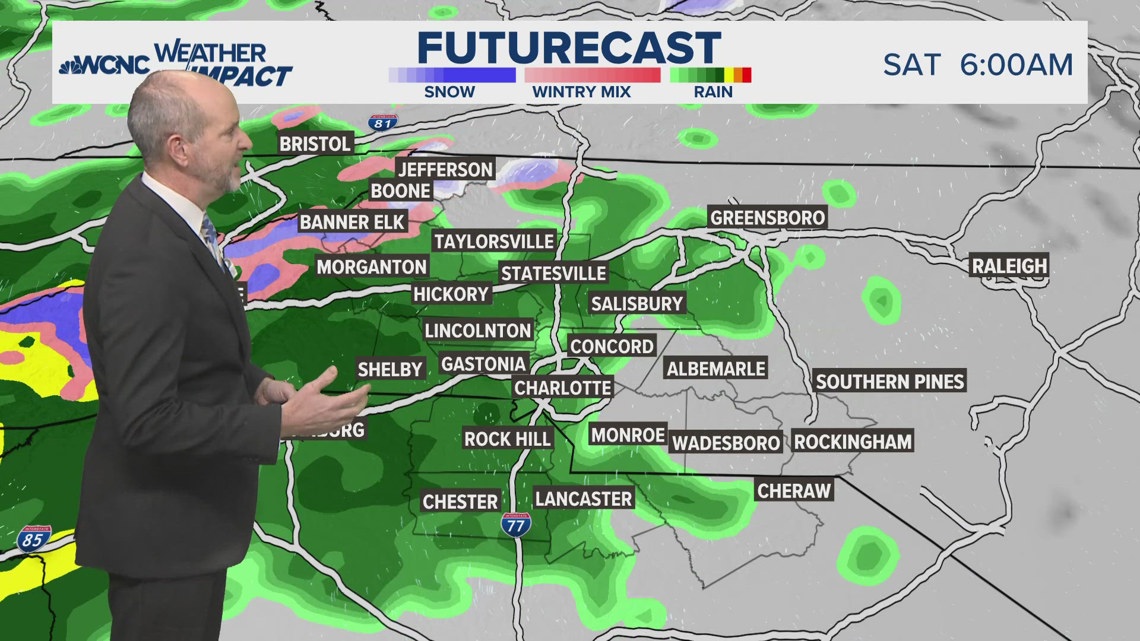Future weather forecast shows temperatures dropping next week | wcnc.com