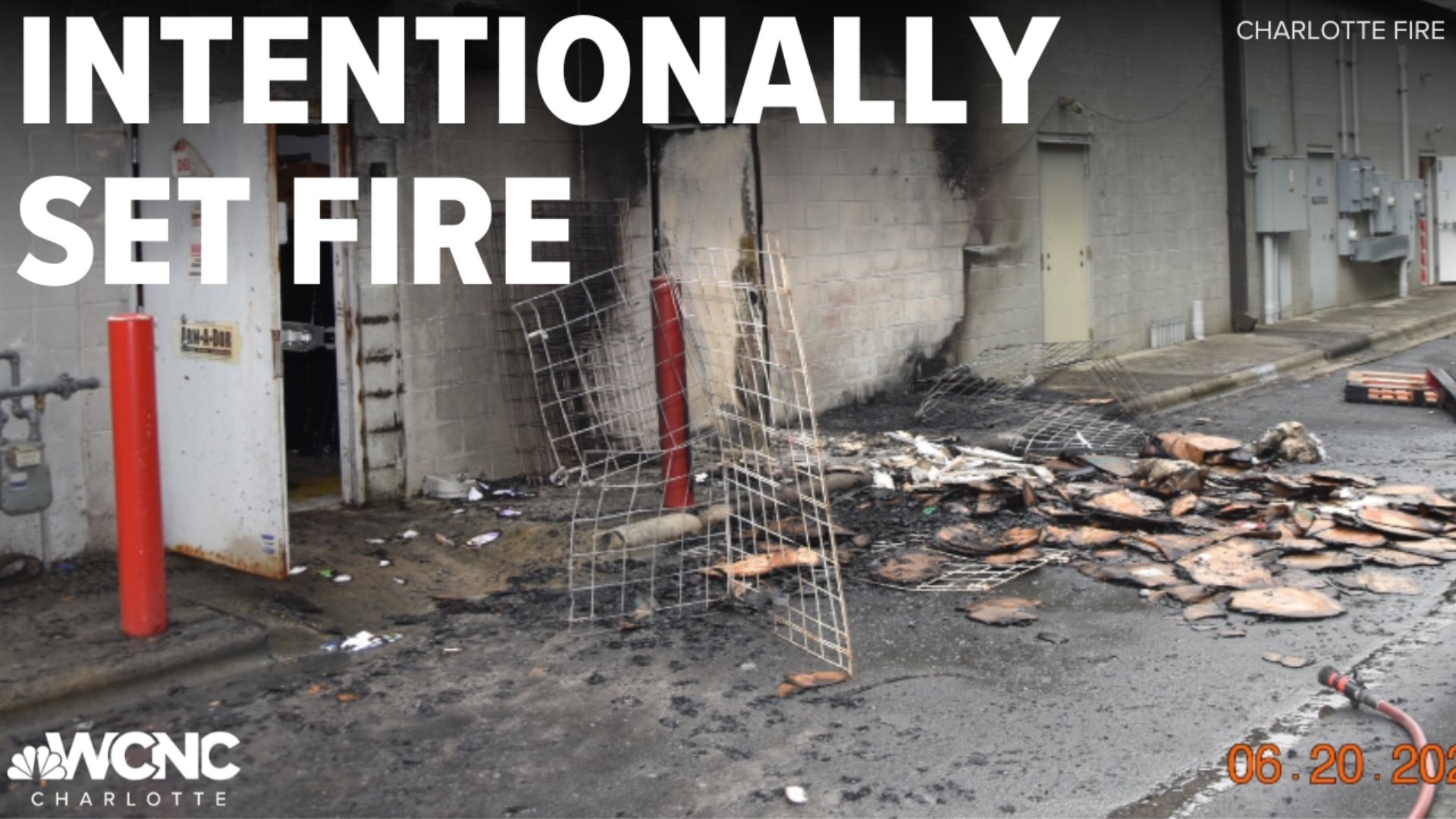 Intentional fire set at Family Dollar | wcnc.com