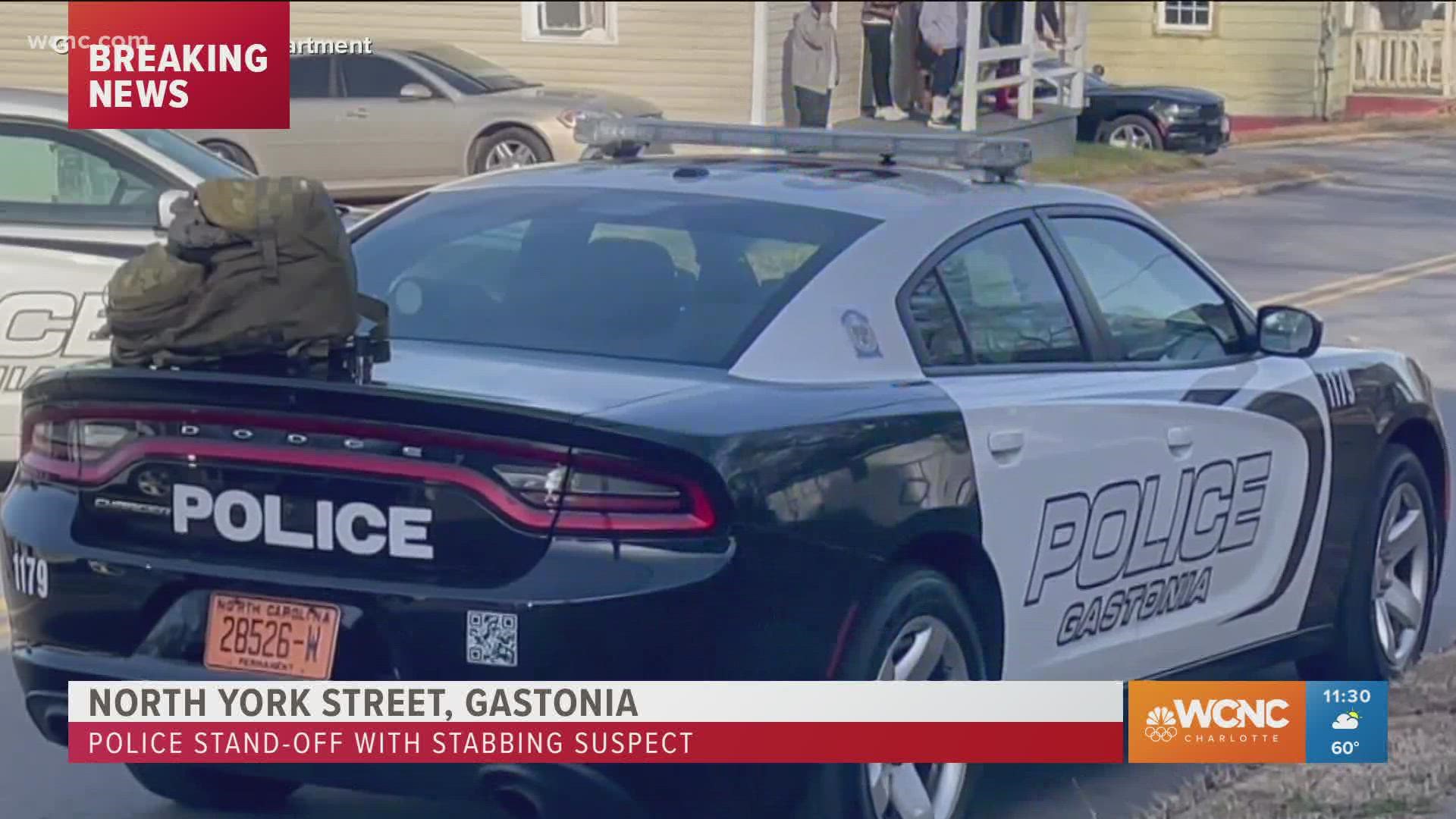 Gastonia NC man charged with stabbing father after standoff | wcnc.com