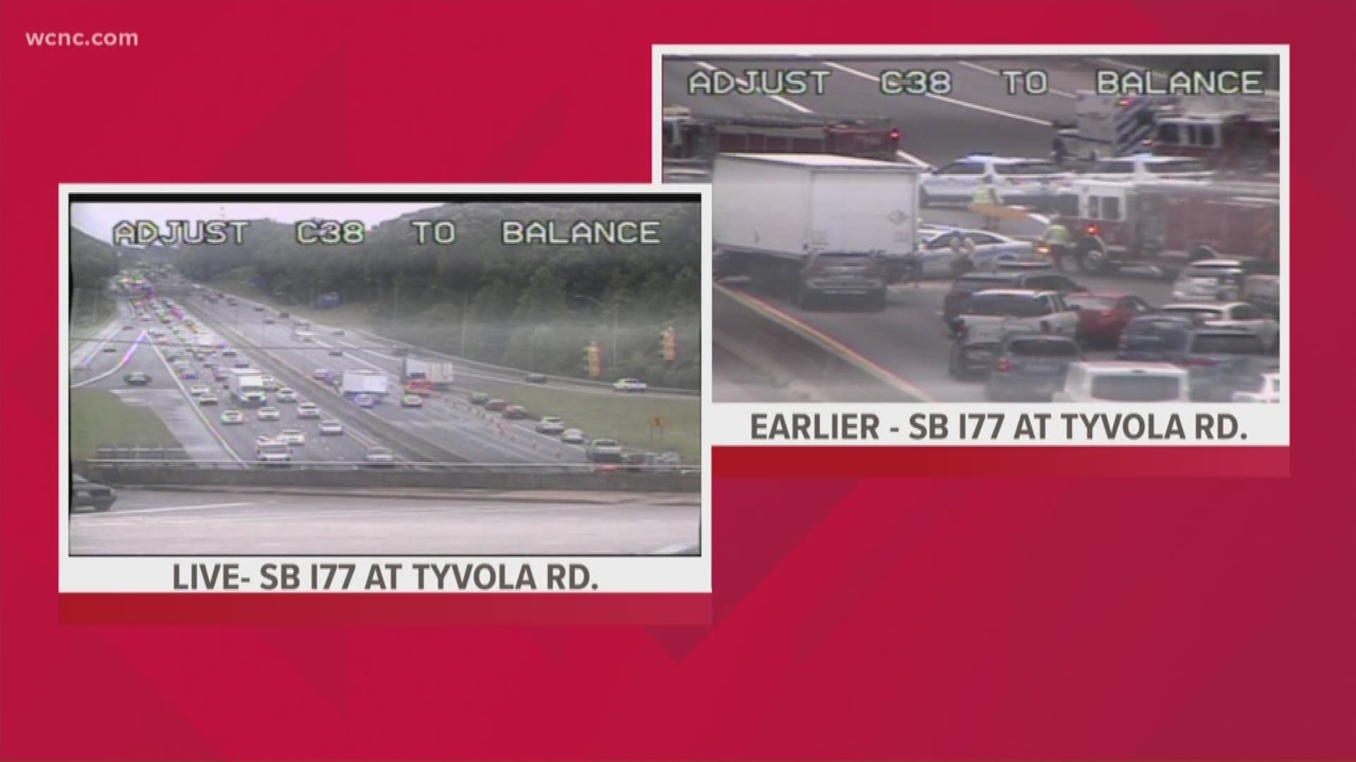 I-77 partially closed following crash in south Charlotte | wcnc.com