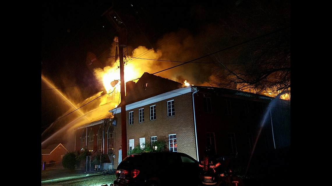 Massive church fire ruled accidental | wcnc.com