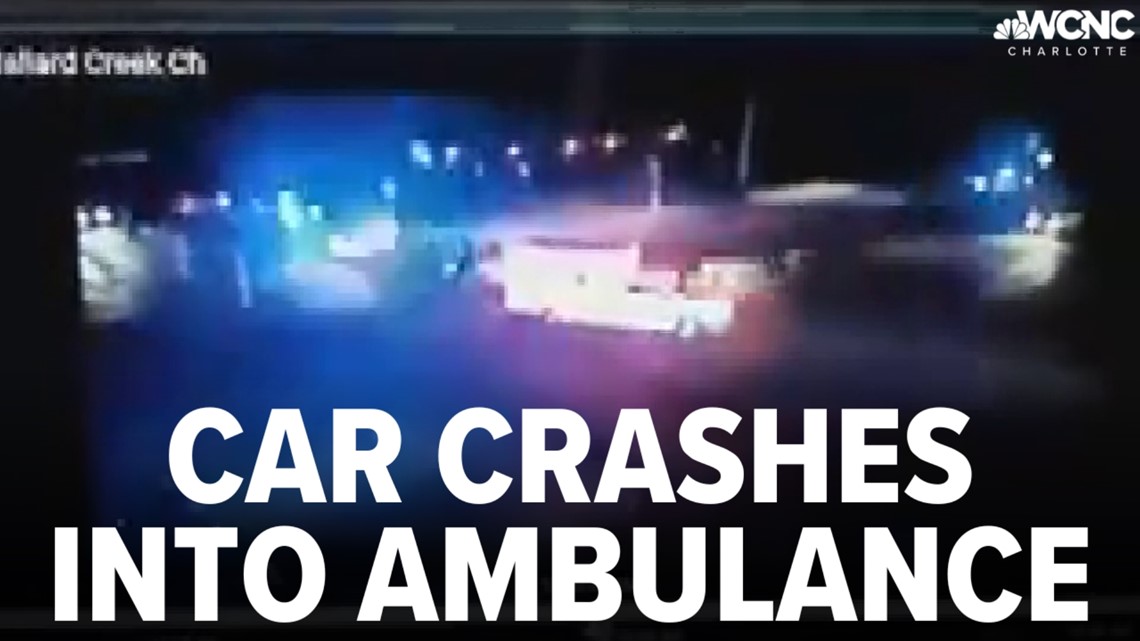 New video shows moment Medic ambulance was hit by vehicle | wcnc.com