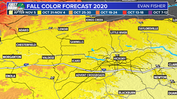 When fall leaves will look their best in North Carolina | wcnc.com