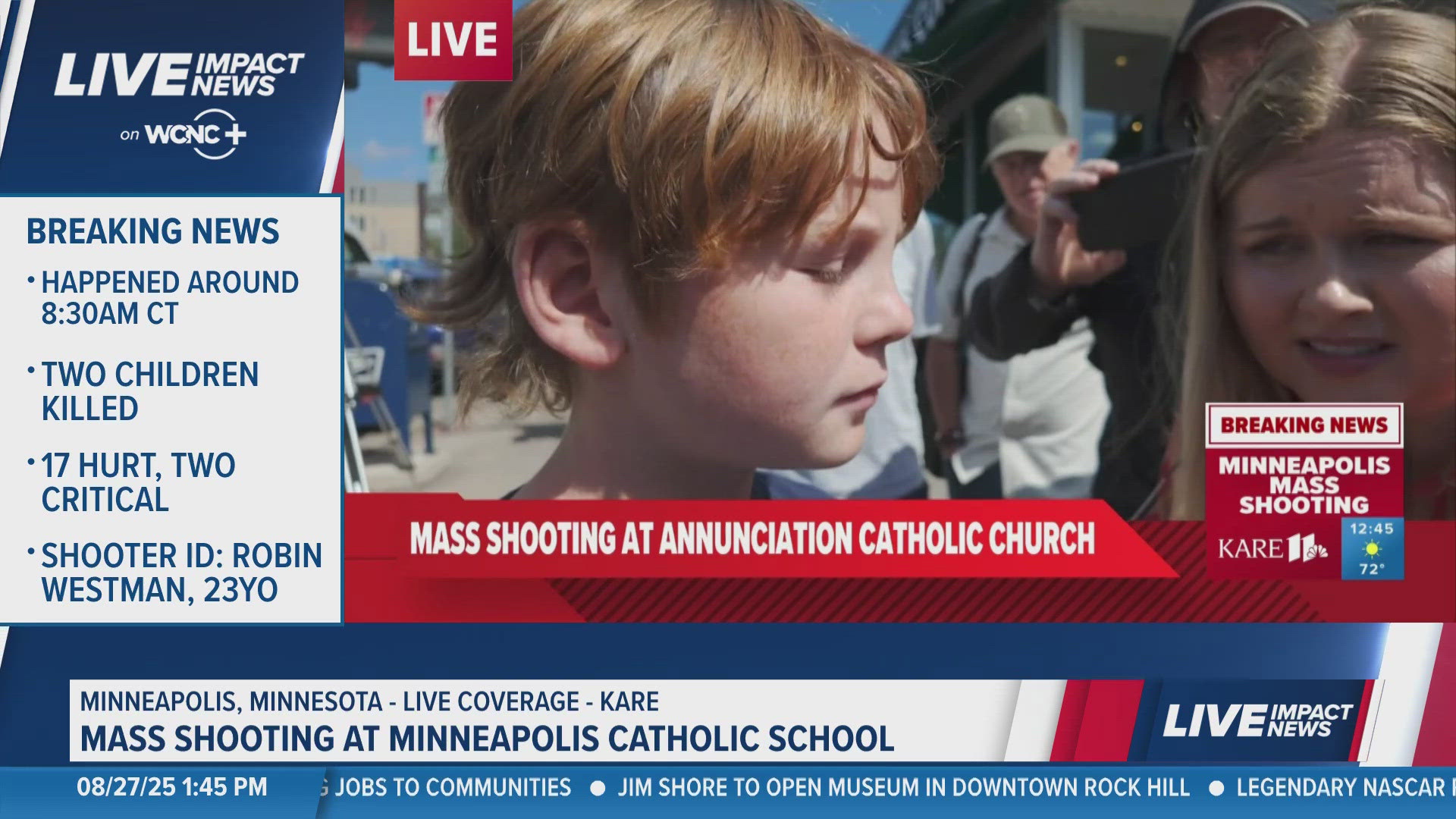 Boy recalls what he experienced during mass shooting at Catholic school ...