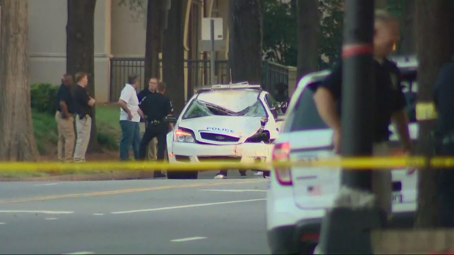 Pedestrian killed after fatal crash with on-duty CMPD officer | wcnc.com