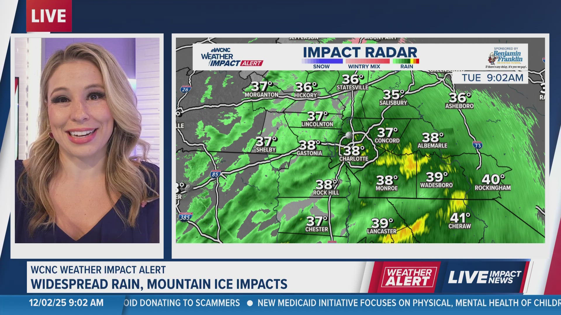 Freezing rain to impact North Carolina mountains; travel hazards ...