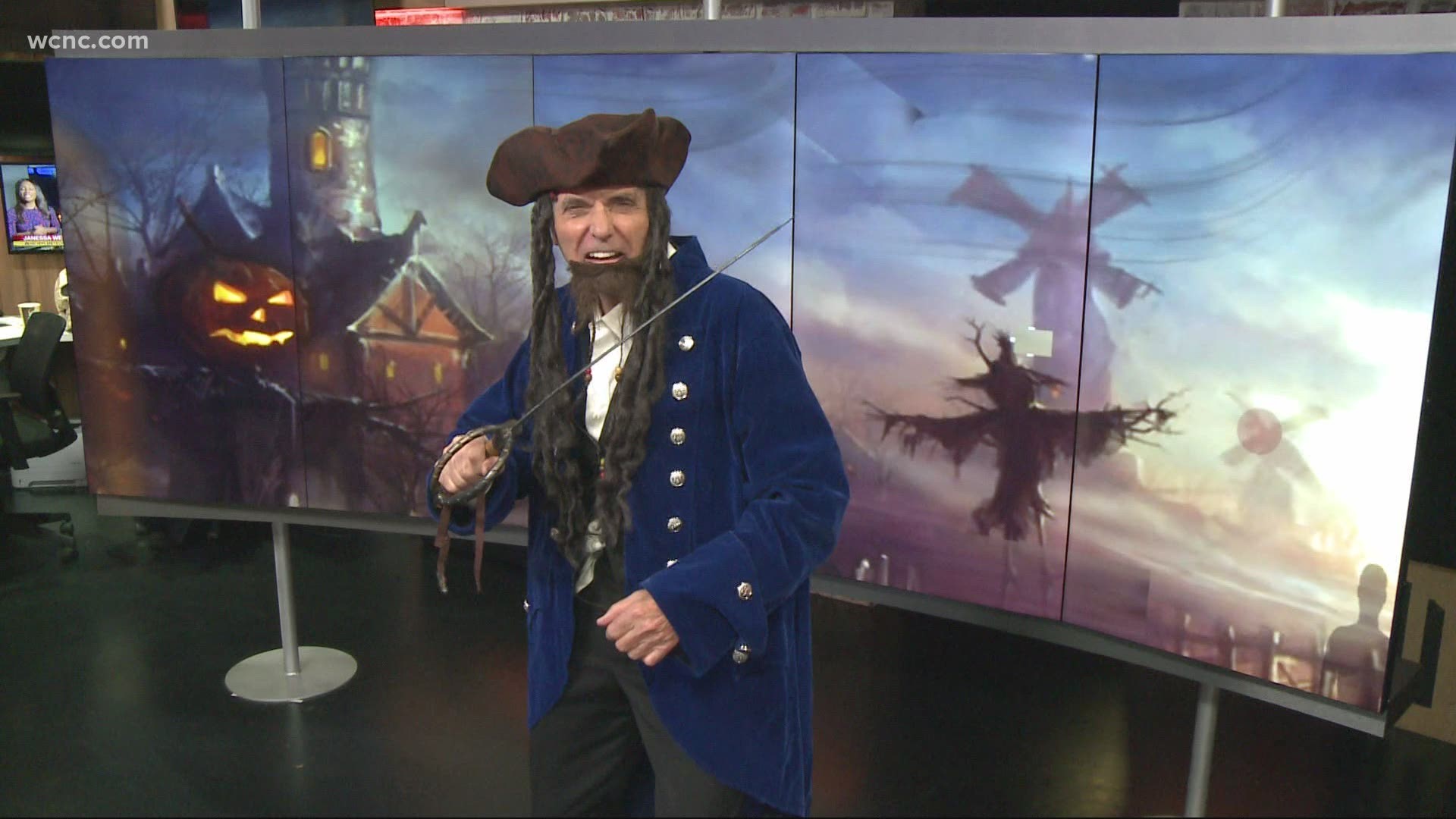 Arg the Pirate dropped by the WCNC Charlotte studio Friday morning ...