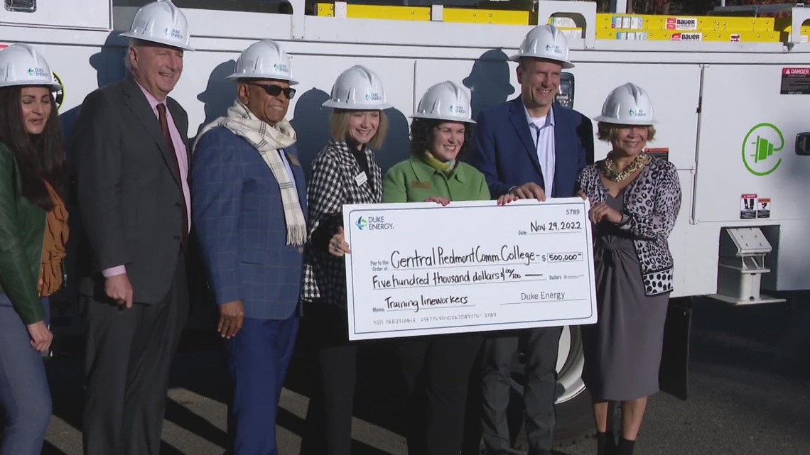 Duke Energy announces lineworker training program in Charlotte | wcnc.com