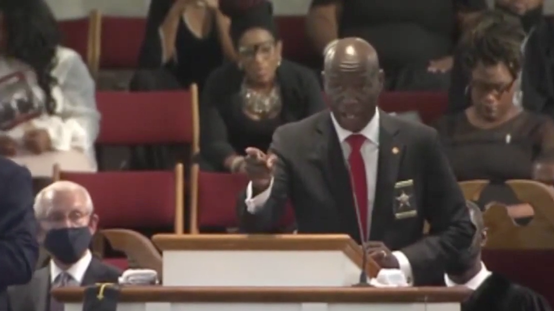 At George Floyd memorial, Hoke County sheriff calls for change | wcnc.com