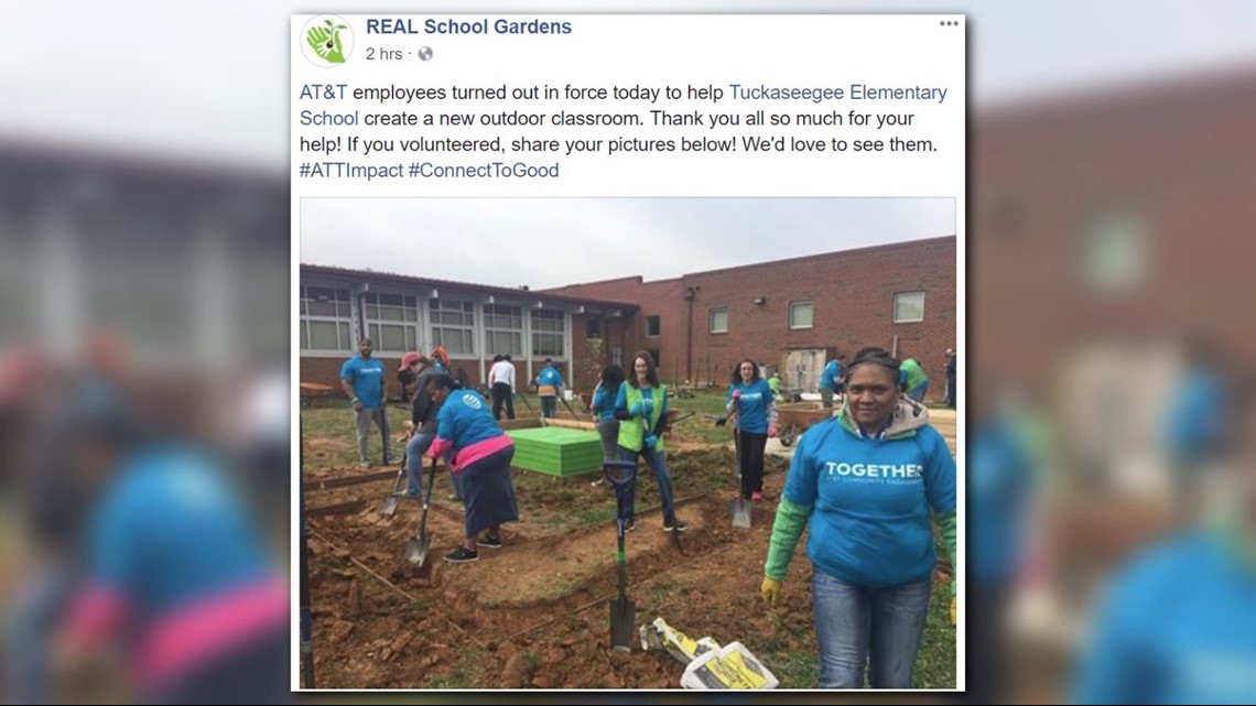 Community gathers to teach local elementary school students how to ...