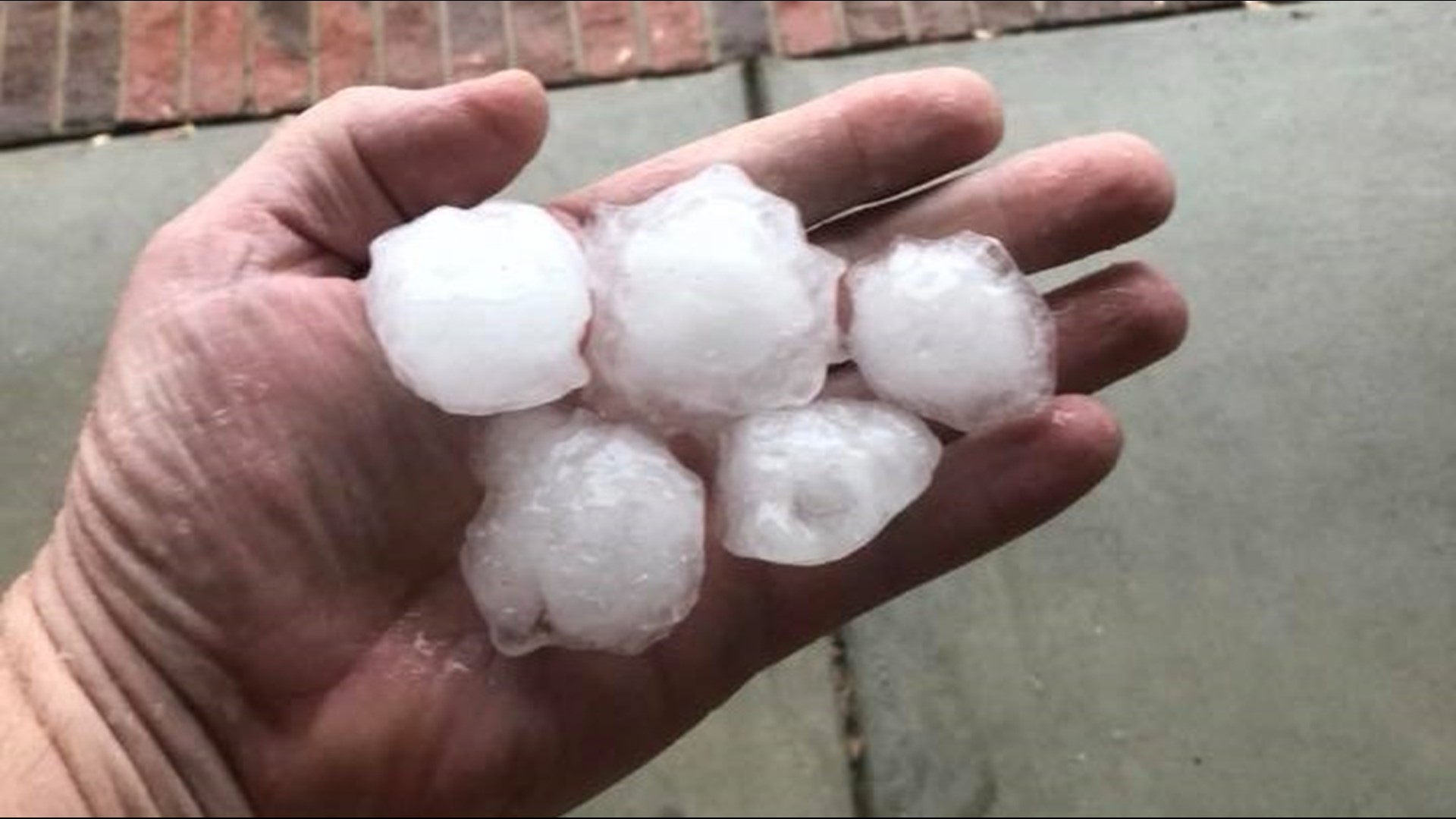 PHOTOS: Golf-ball sized hail batter parts of Gaston County | wcnc.com