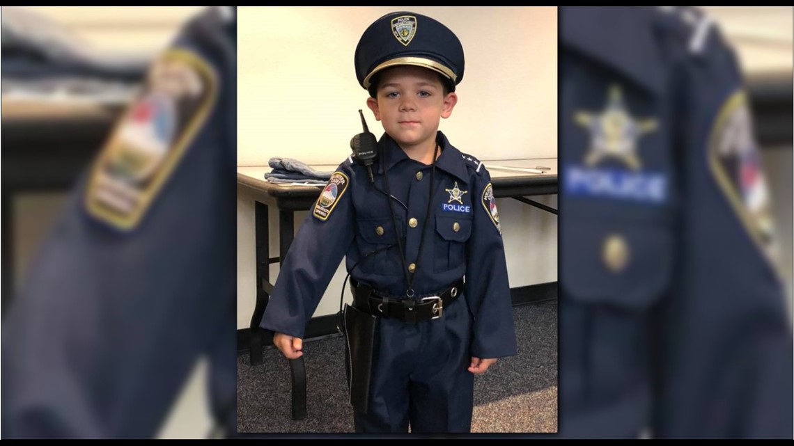 Boy battling cancer sworn in as officer | wcnc.com