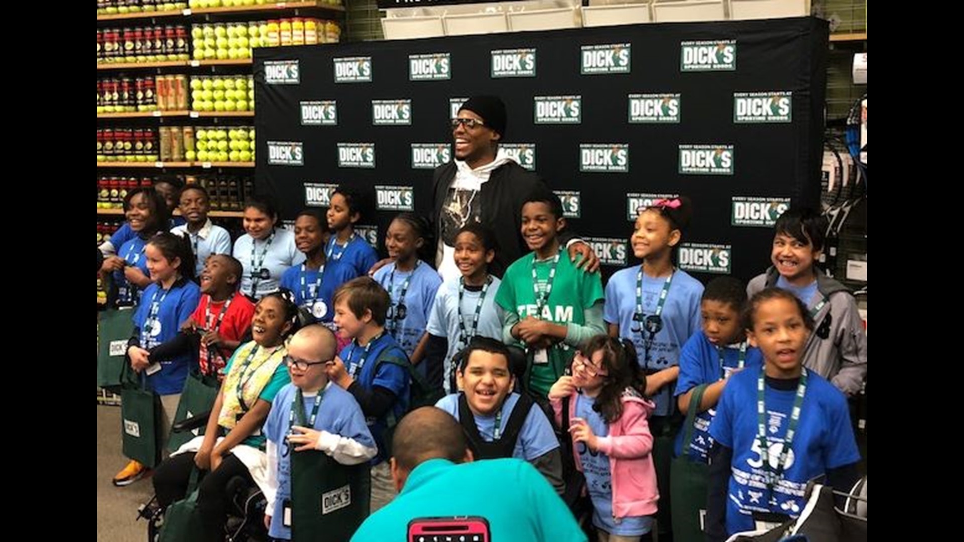Newton surprises Special Olympic athletes with shopping spree | wcnc.com Newton surprises Special Olympic athletes with shopping spree | wcnc.com